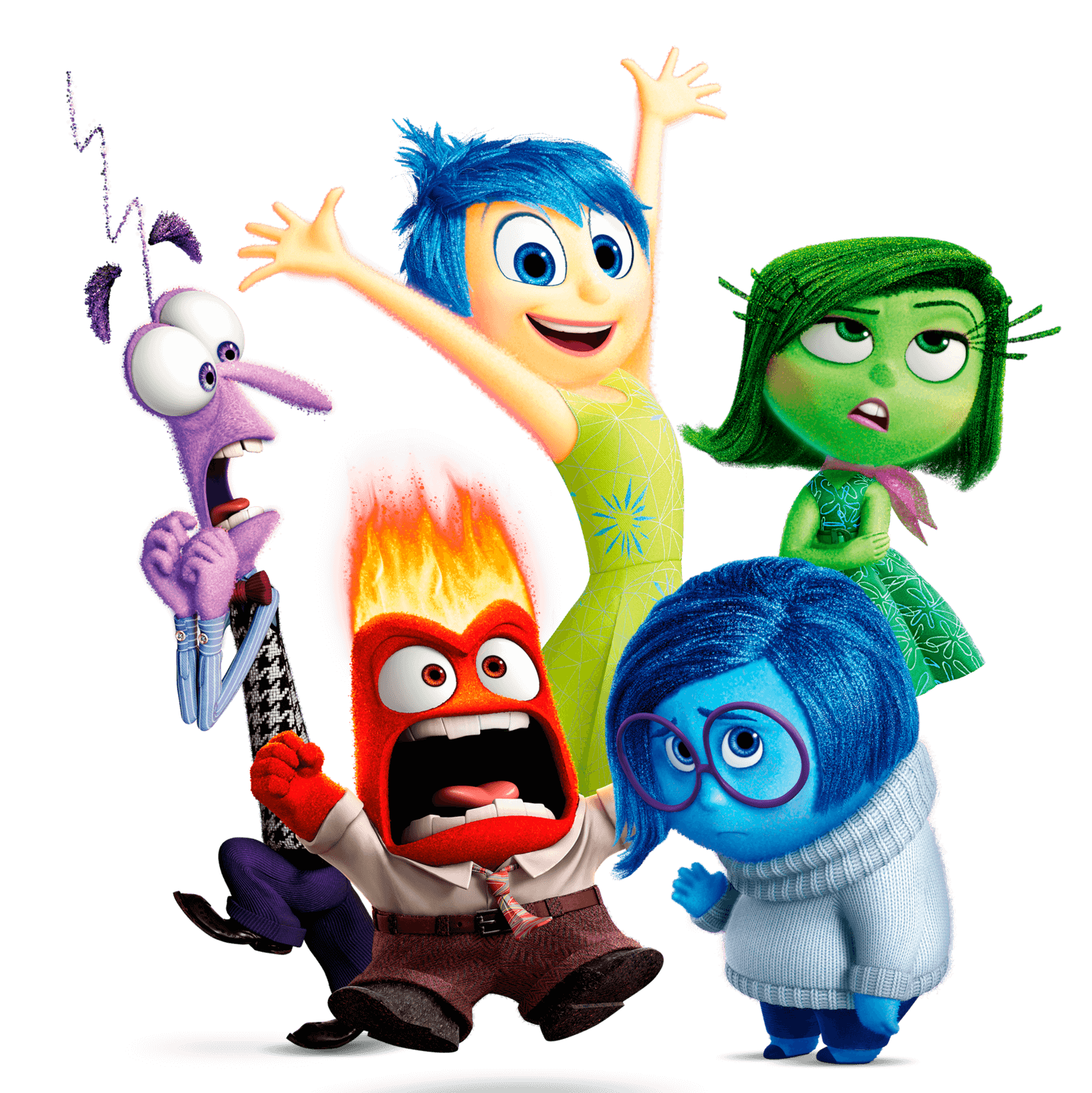 inside out characters - pngtotal.com