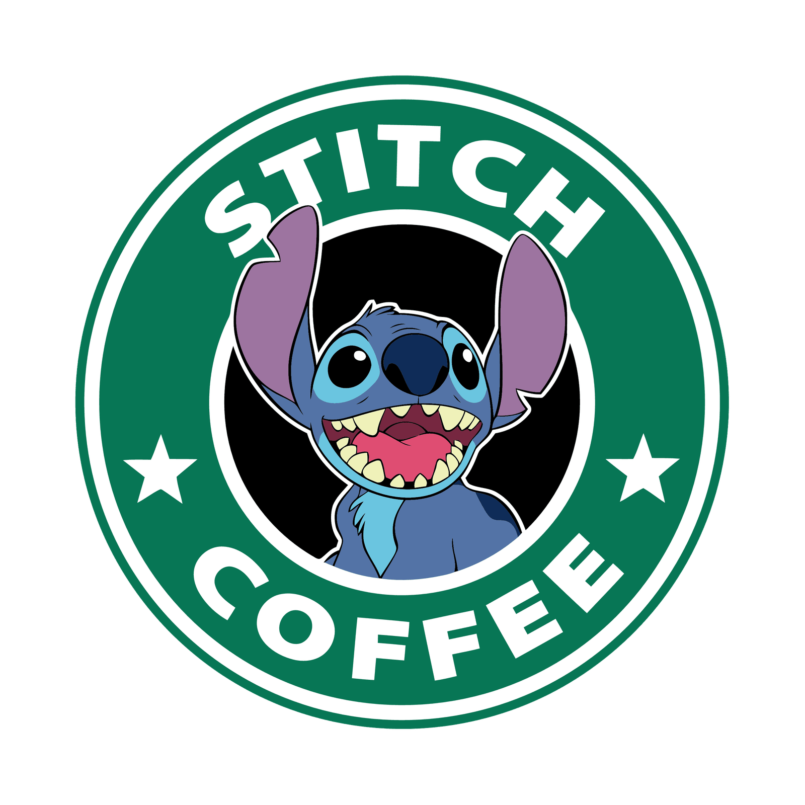 stitch starbucks - pngtotal.com