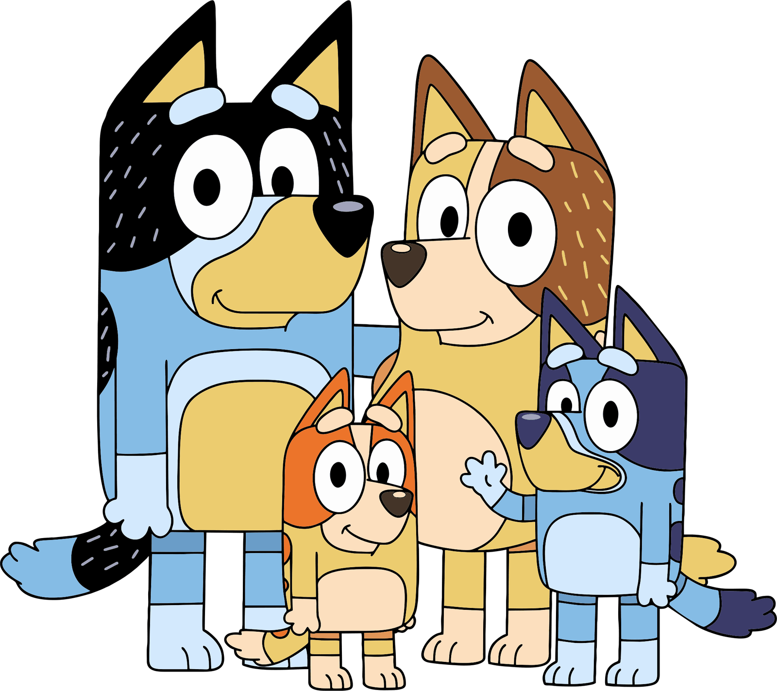 Bluey y Familia - pngtotal.com