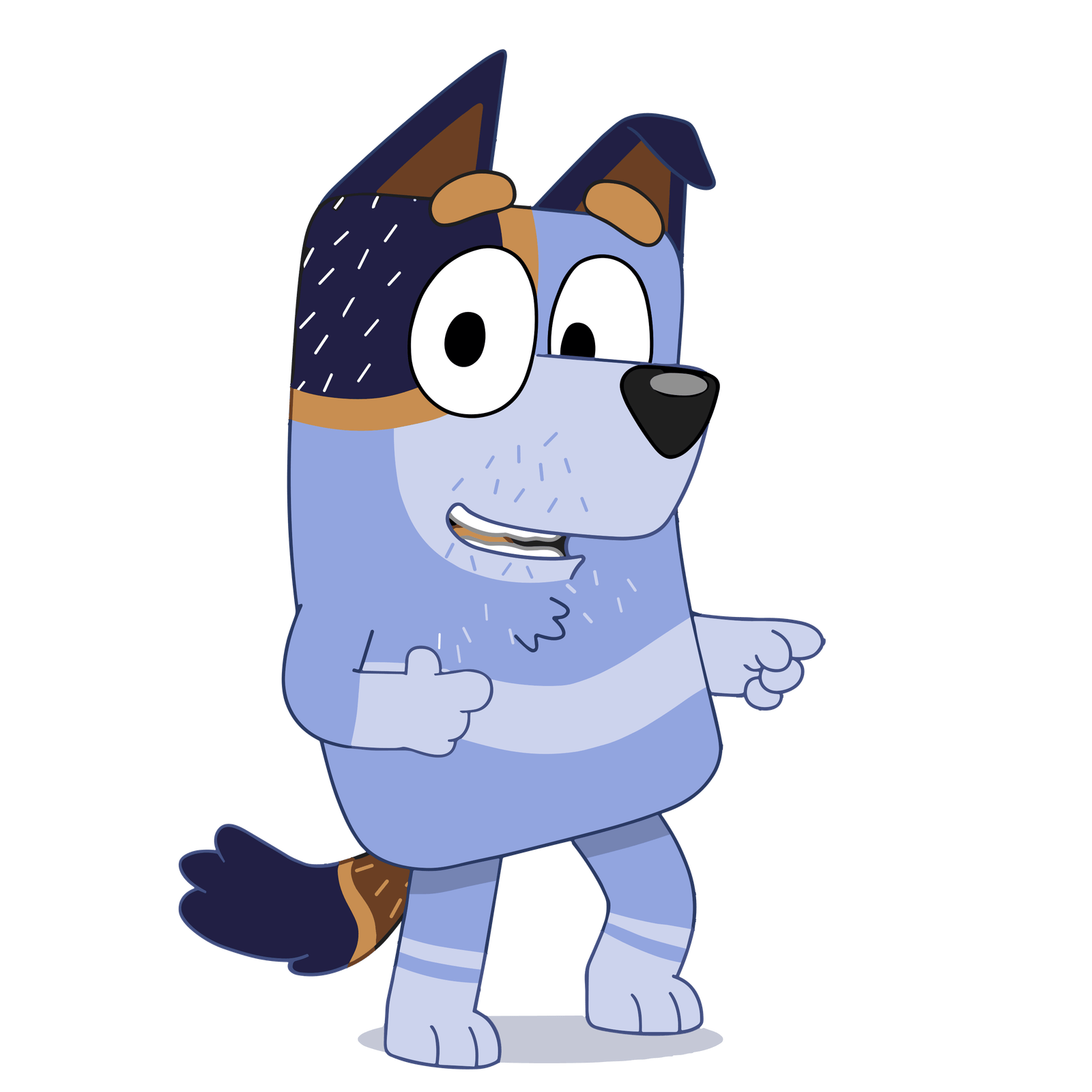 Stripe Bluey png - pngtotal.com