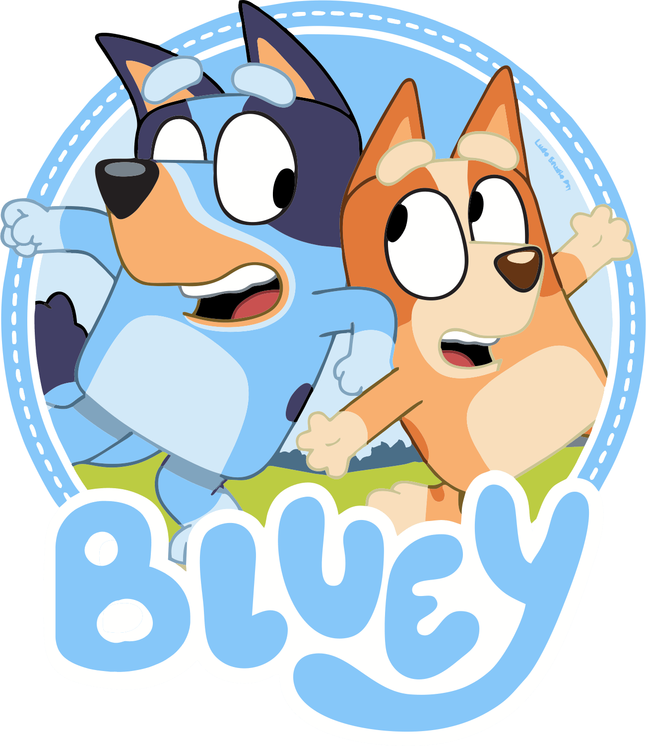 bluey and bingo png - pngtotal.com